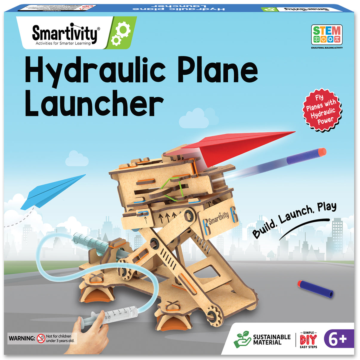 Hydraulic Plane Launcher | Build-It-Yourself STEAM Toy | Learning Acti ...