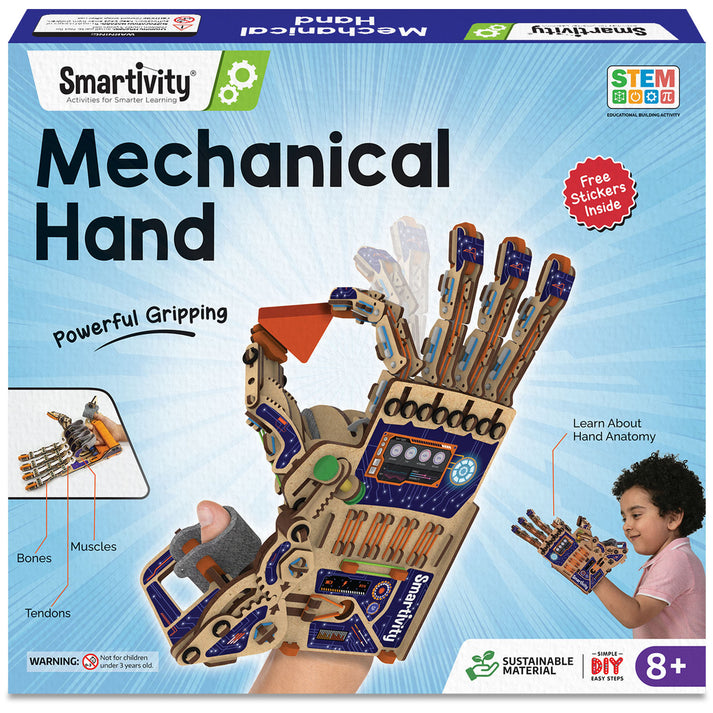 Robotic Mechanical Hand | DIY STEAM Toy For 8-14 Yrs Kids | Free ...