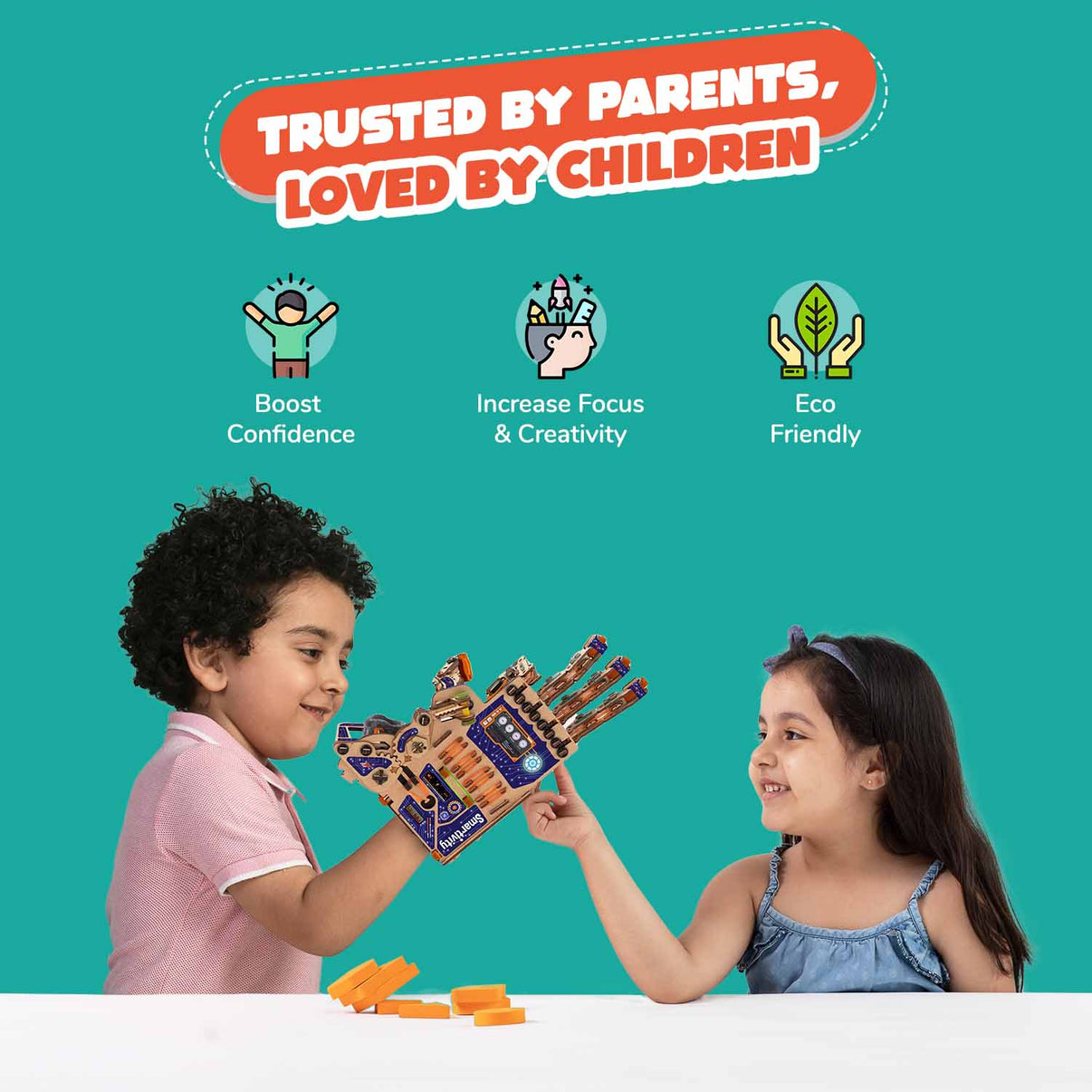 Robotic Mechanical Hand | DIY STEAM Toy For 8-14 Yrs Kids | Free ...